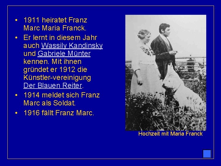 Was steckt hier drin Der Knstler Franz Marc