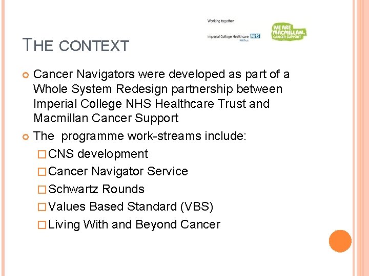 A WHOLE SYSTEM REDESIGN THE DEVELOPMENT OF CANCER