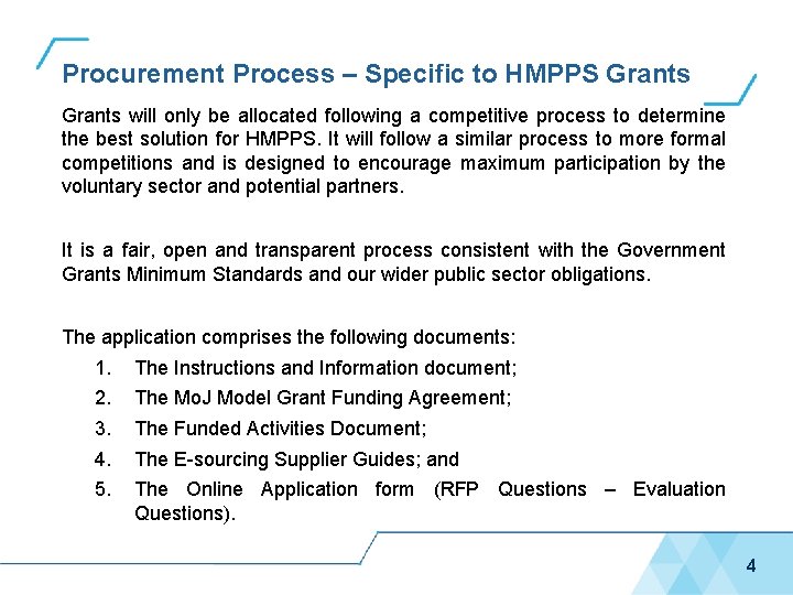 HMPPS Innovation Grant Programme 2020 2022 Commercial Briefing