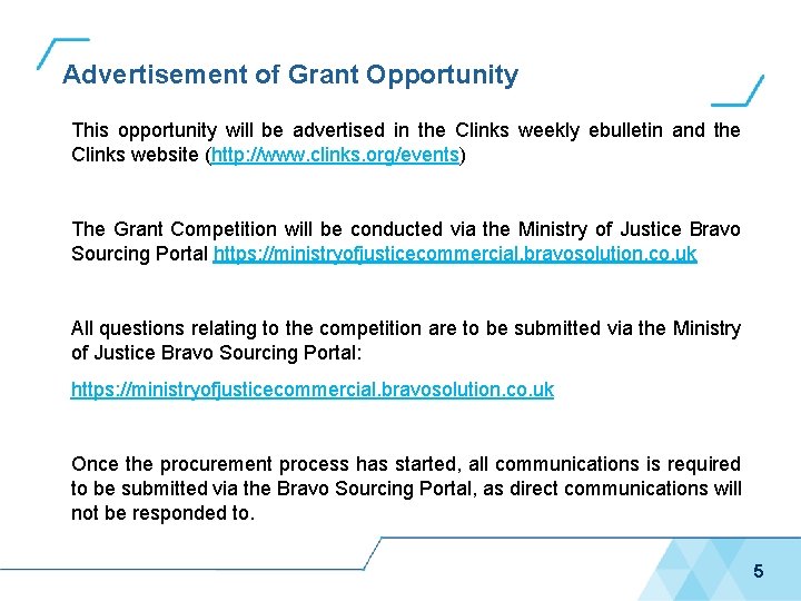 HMPPS Innovation Grant Programme 2020 2022 Commercial Briefing