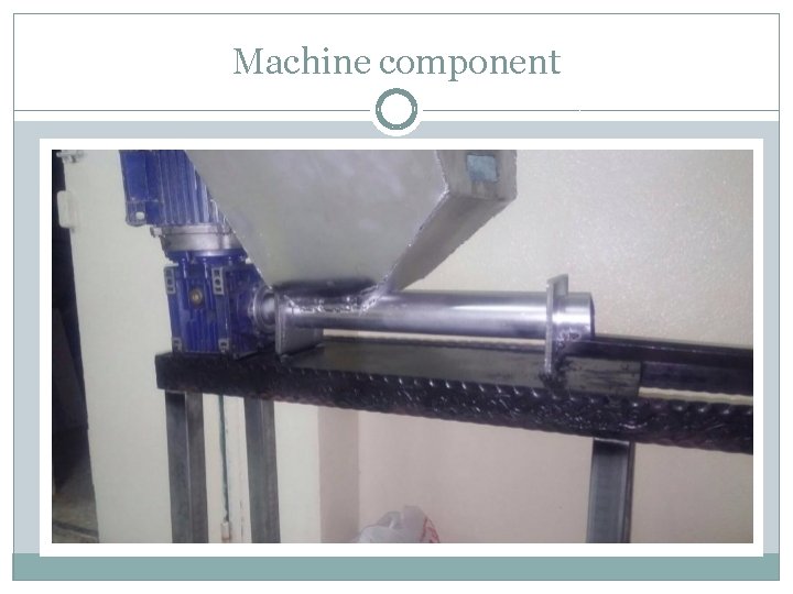Olive waste press PREPARED BY MOHAMMED OTHMAN LAITH