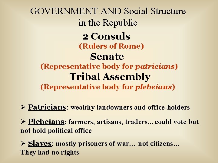 Rome From Village to Empire c 750 BCE