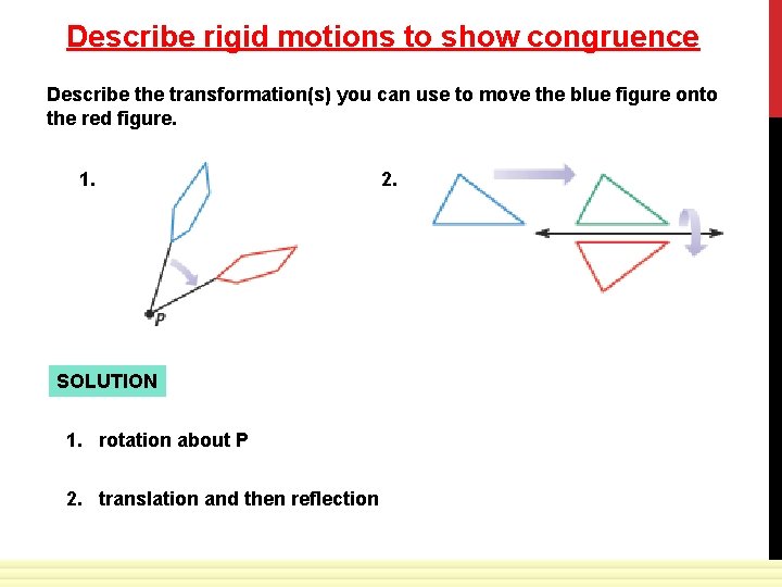 1 WARM UP SECTION 4 3 RELATE TRANSFORMATIONS