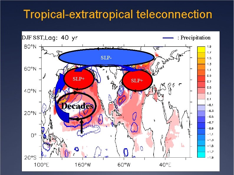 Large scale signature of the last millennium variability