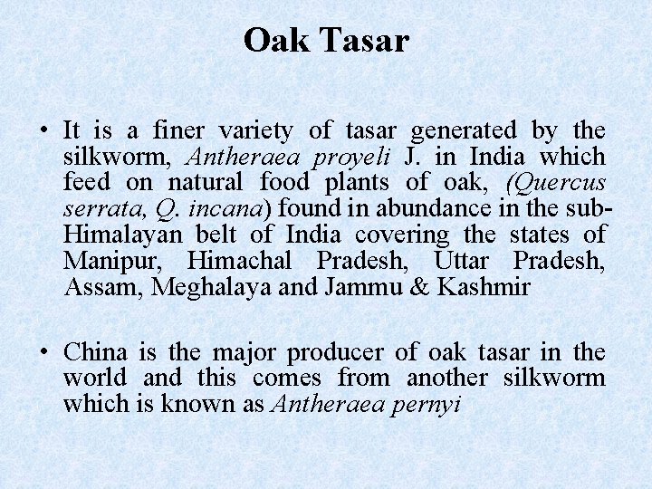 Sericulture a brief Introduction By Dr Tahir Hussain