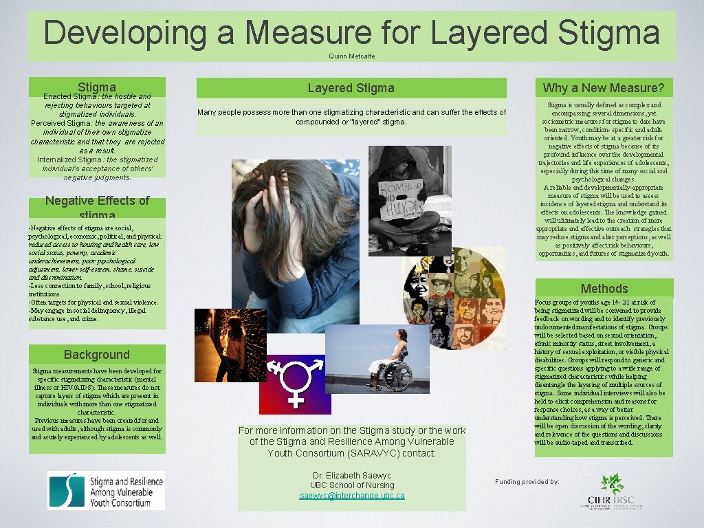 Developing a Measure for Layered Stigma Quinn Metcalfe