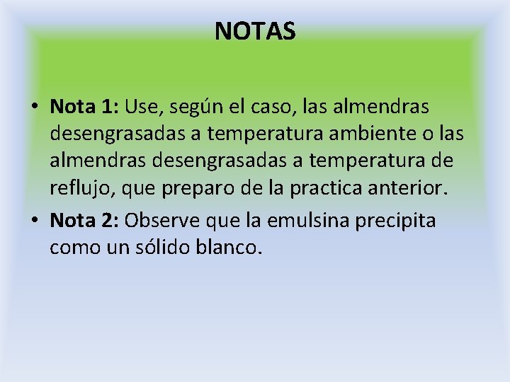 EXPERIMENTO No 3 OBTENCION DE EMULSINA OBJETIVOS a