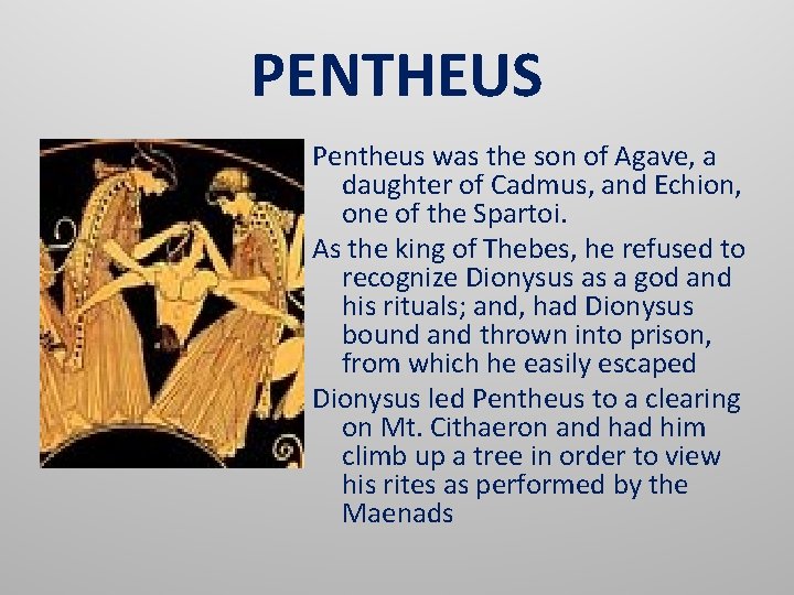 SOPHOCLES ANTIGONE BACKGROUND OF THE FOUNDING OF THEBES