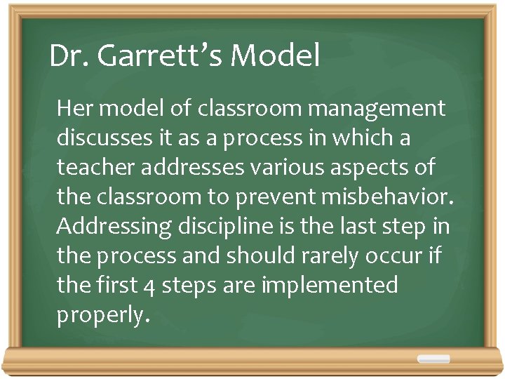 Effective Classroom Management Allison Sawka BED 307 Final