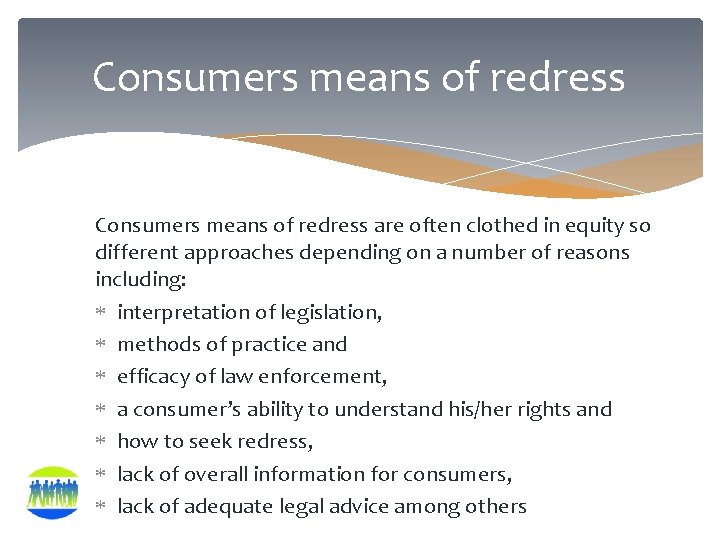 Is Consumer Law Still Adequate For its Purpose