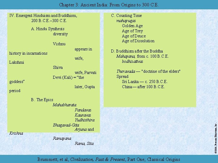 Chapter 3 Two Ancient Chapter Ancient India China