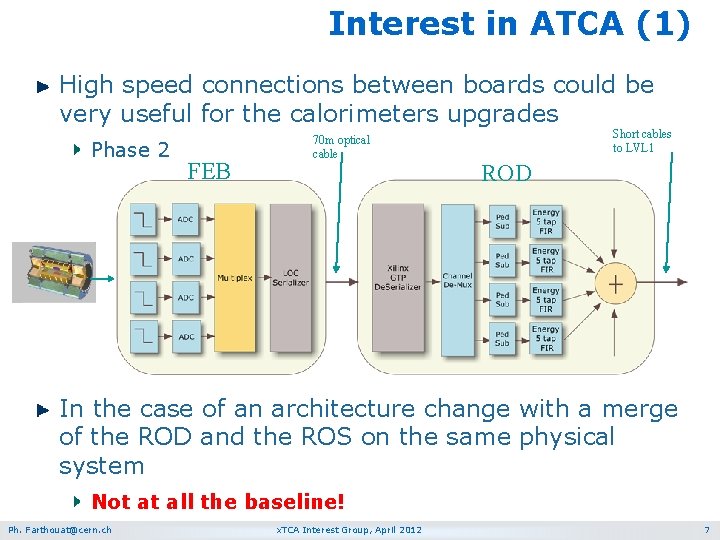 x TCA in ATLAS for a possible replacement