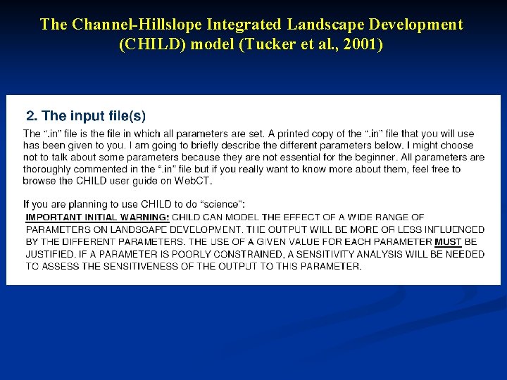EROS Crave Davy 2001 Stochastic model of erosion