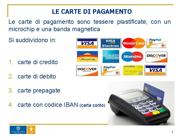 GLI STRUMENTI DI PAGAMENTO AVANZATI Genova 28 novembre