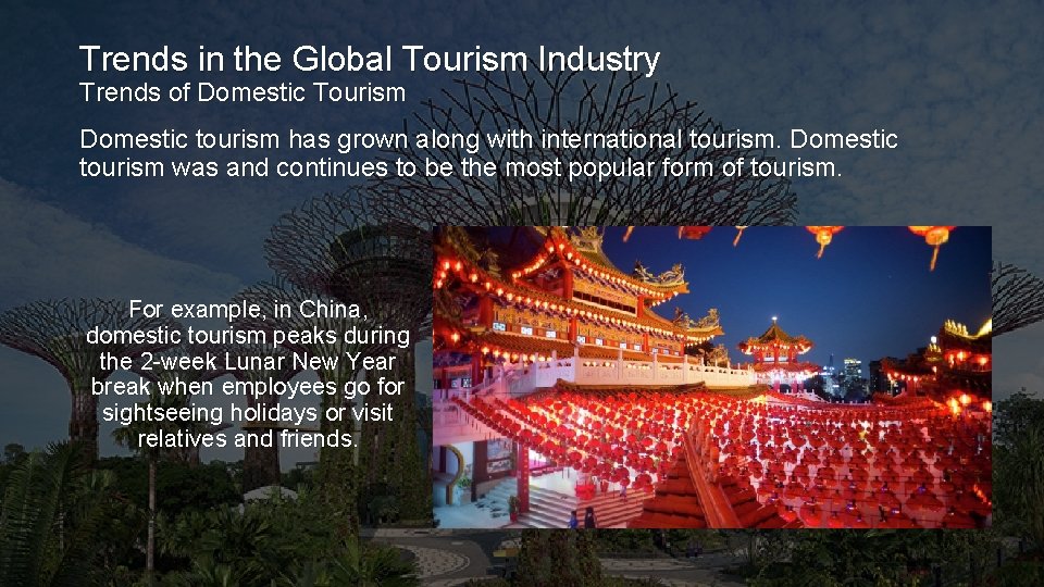 Secondary 4 Pure Geography Chapter 1 Global Tourism