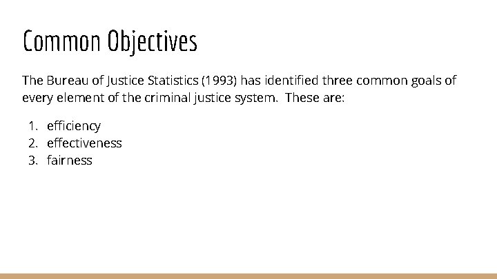 Introduction to Criminal Justice Section 1 2 Roles
