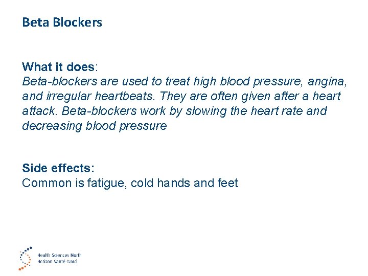 Medications Cardiac Rehabilitation Program Overview Whats in a