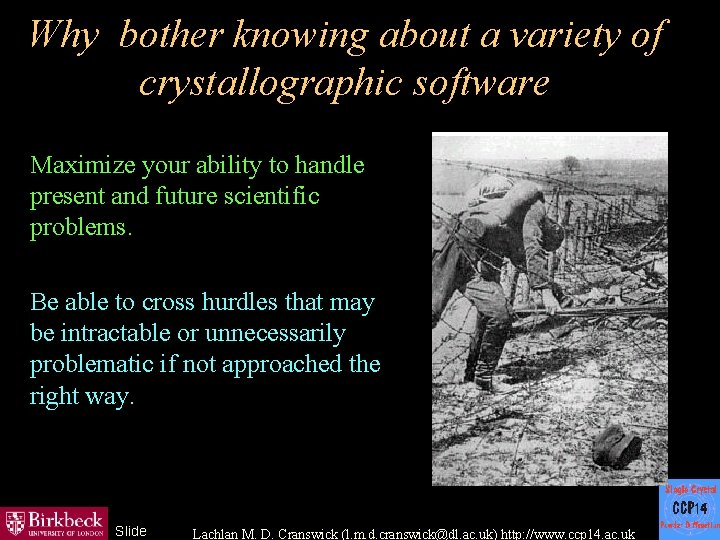 An overview of available software for solving crystal