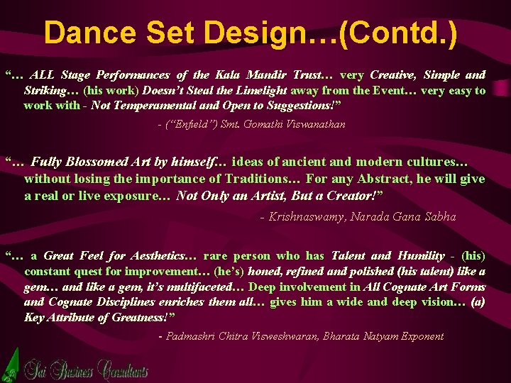 An Exhibition of Art based on Music Dance