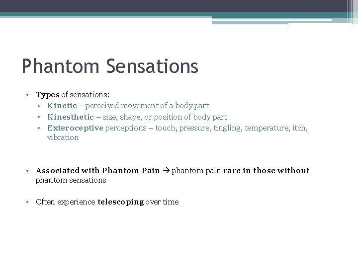 PostAmputation Pain NSW Physiotherapists in Amputee Rehabilitation 14