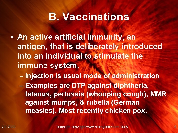 Lymphatic System I Introduction A The two organ