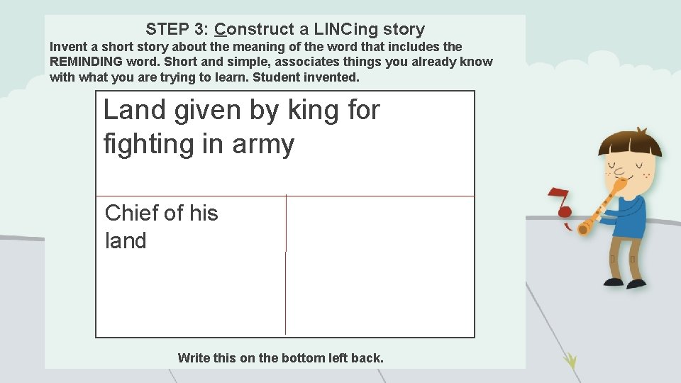LINCS Strategy for Vocabulary Lindsay OGan A system