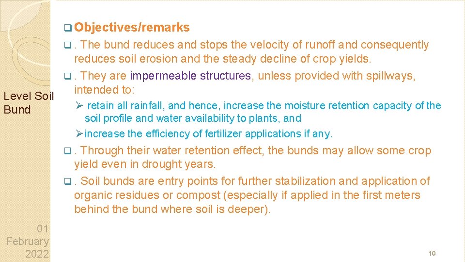 Physical conservation measures 01 February 2022 1 PhysicalStructural