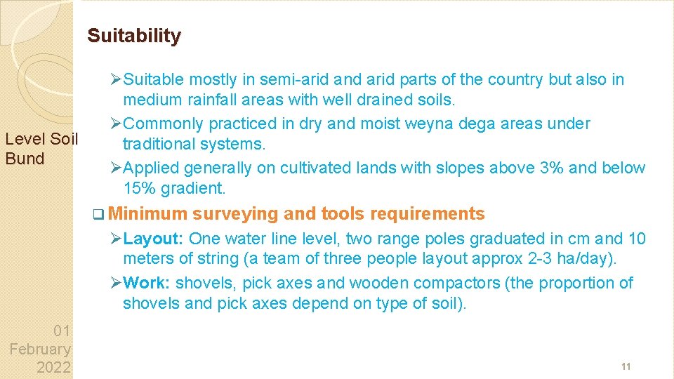 Physical conservation measures 01 February 2022 1 PhysicalStructural