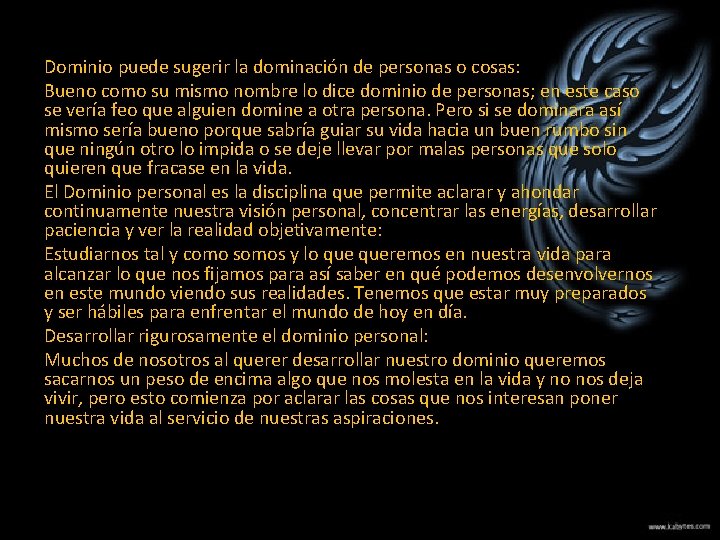 LA QUINTA DISCIPLINA DE PETER SENGE DOMINIO PERSONAL