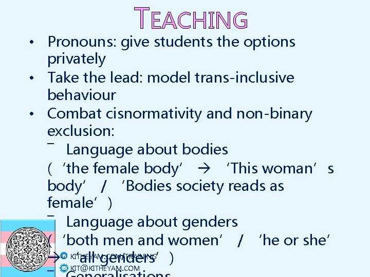 TRANS AWARENESS IN HIGHER EDUCATION KIT HEYAM TRAINER