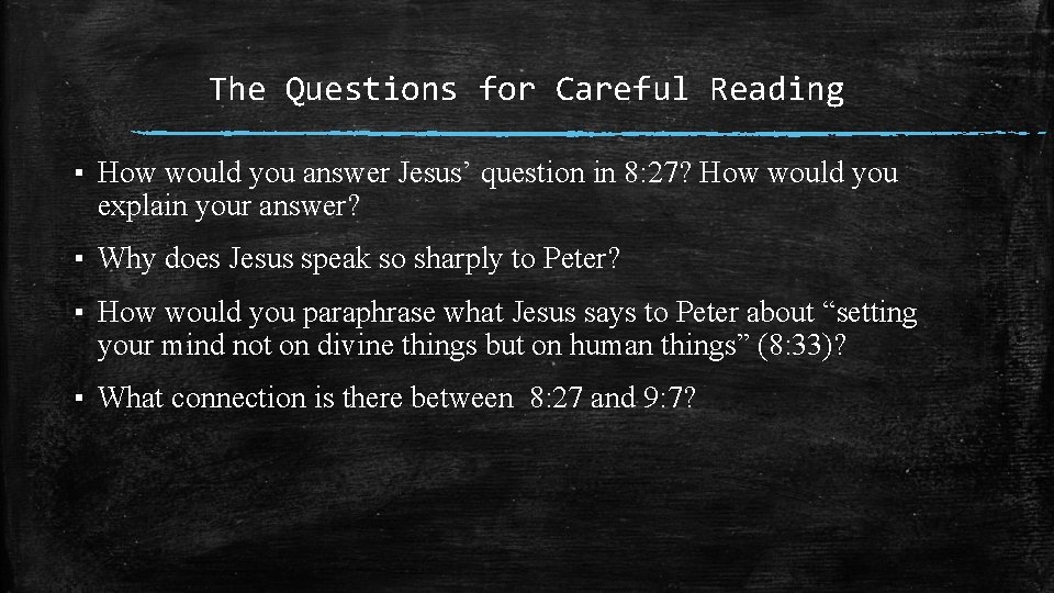 Getting to Know Jesus Through Mark 6 Weeks