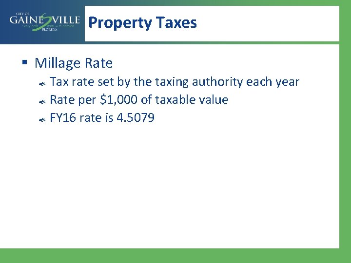 General Government Budget Overview Budget Process Calendar Phase