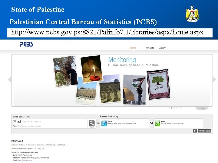 State of Palestine Palestinian Central Bureau of Statistics