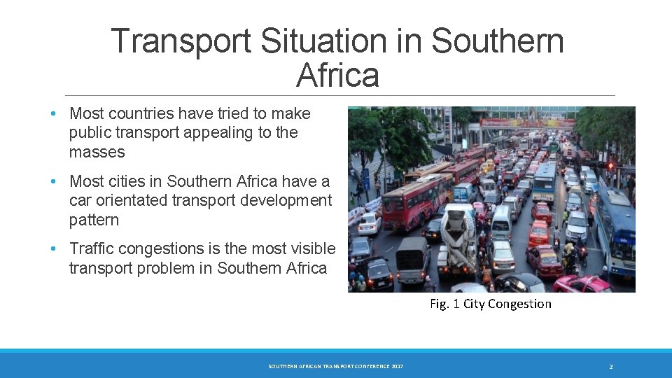 Southern African Solutions to Public Transport Challenges ROBERT