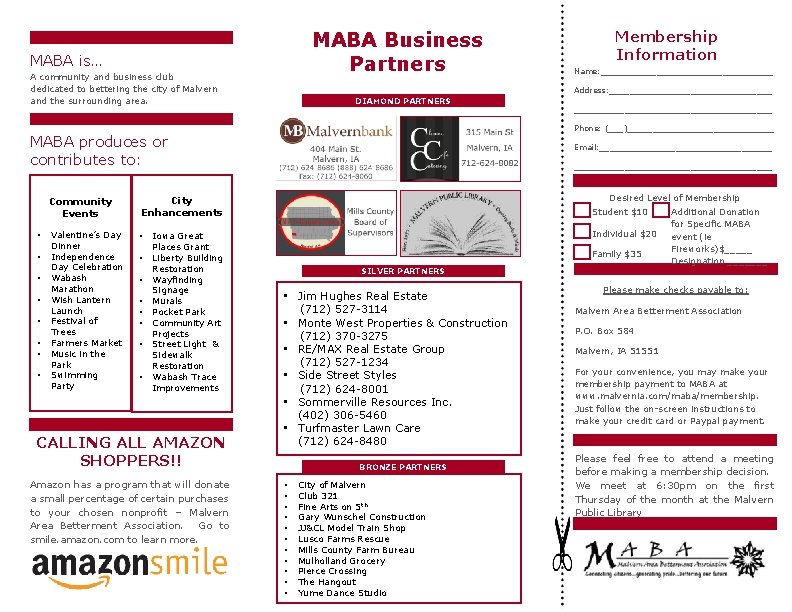 Your Role MABA members take ownership of our