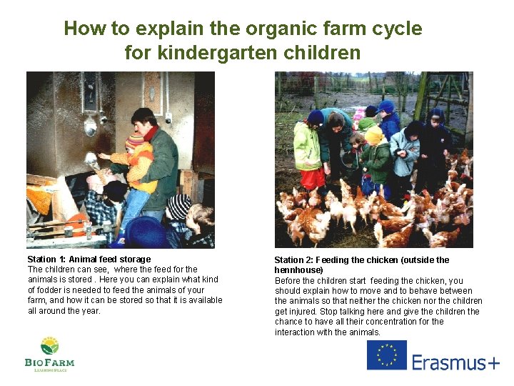 Storyboard How to explain the organic farm cycle