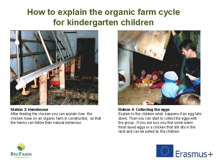 Storyboard How to explain the organic farm cycle