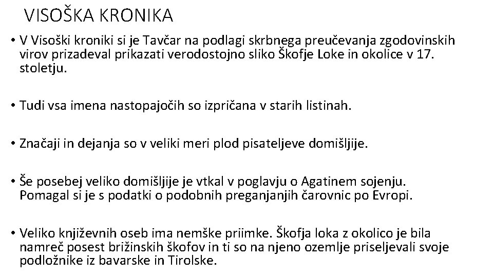 VISOKA KRONIKA 1919 IVAN TAVAR KRATKA OBNOVA ROMANA