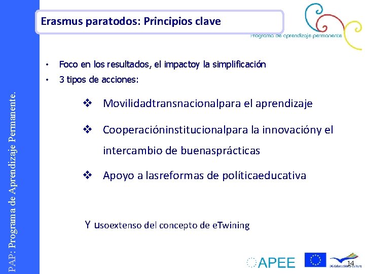 PAP Programa de Aprendizaje Permanente La formacin permanente