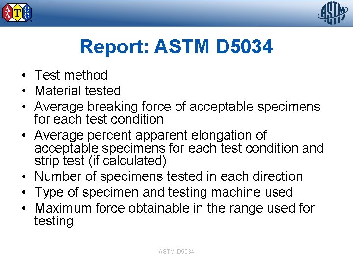 ASTM D 5034 09 2017 Standard Test Method