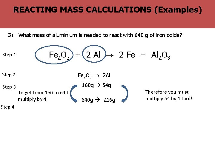The BIG question Why are balanced equations useful