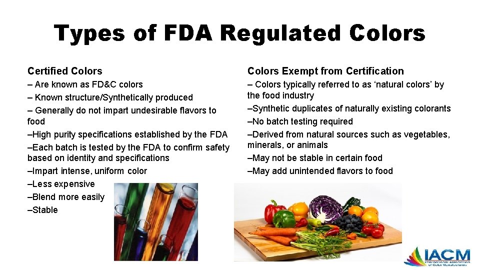 Safety and Benefits of Food Colors Christi Simon