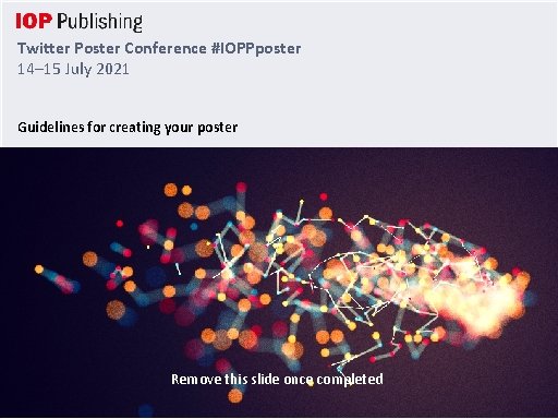 Twitter Poster Conference IOPPposter 14 15 July 2021