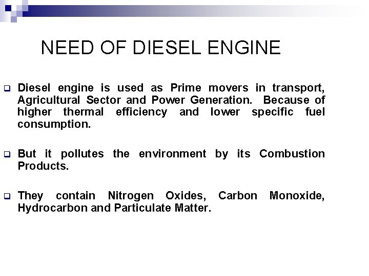 PERFORMANCE AND EMISSION CHARACTERISTICS OF A NON EDIBLE