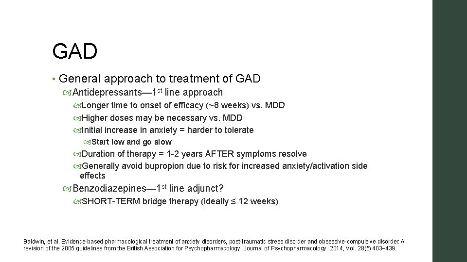 Anxiety Clinical Pearls Amy Werremeyer Pharm D BCPP
