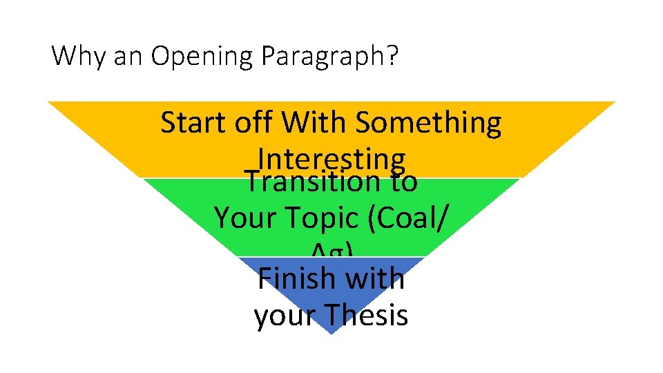 LDC Notes Remember You are picking EITHER coal