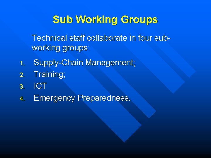Collaborative Approaches n n Emergency Preparedness Fleet Management