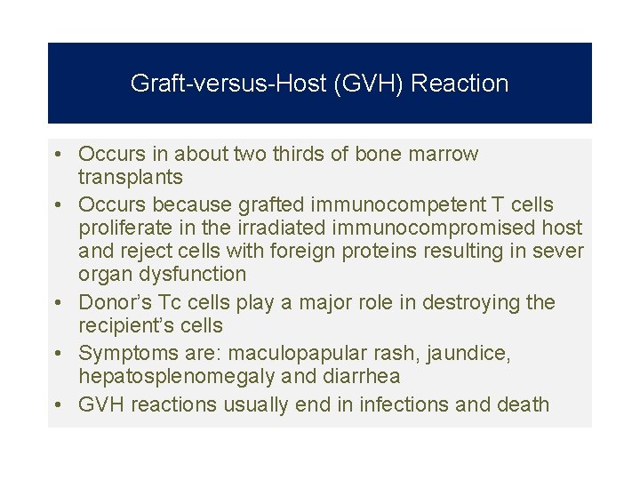 Immunology of transplantation Major Histocompatability Complex and ...