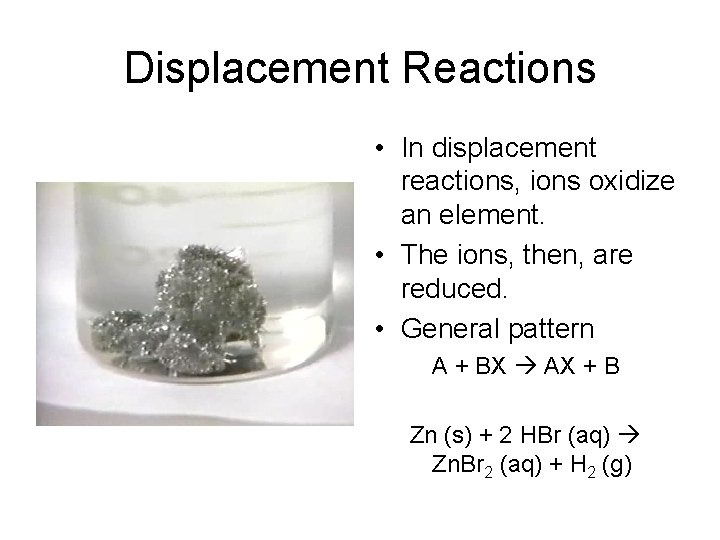 Oxidation and Reduction OxidationReduction Reactions An oxidation occurs