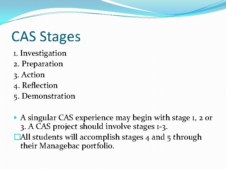 CAS Intro Meeting Agenda Team Builder led by